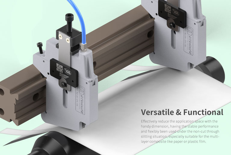 Heavyduty Half-Cut Pneumatic Knife holder :: MOTOKNIFE